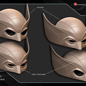 Wolverine Cowl (stl Files - Digital Download Only) - Etsy