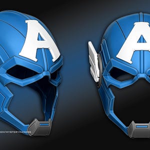 Captain America Helmet (stl Files - Digital Download Only) - Etsy