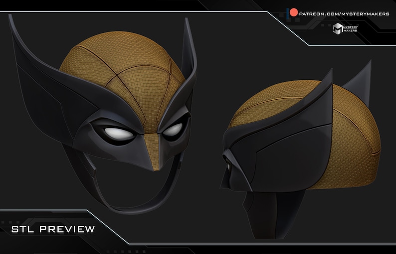 Wolverine Cowl (stl Files - Digital Download Only) - Etsy