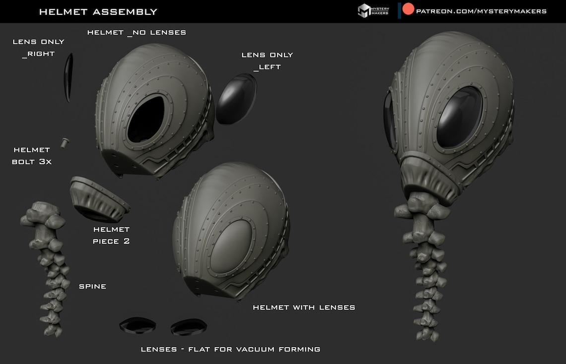 Dream Helmet Stl Files Digital Download Only - Etsy