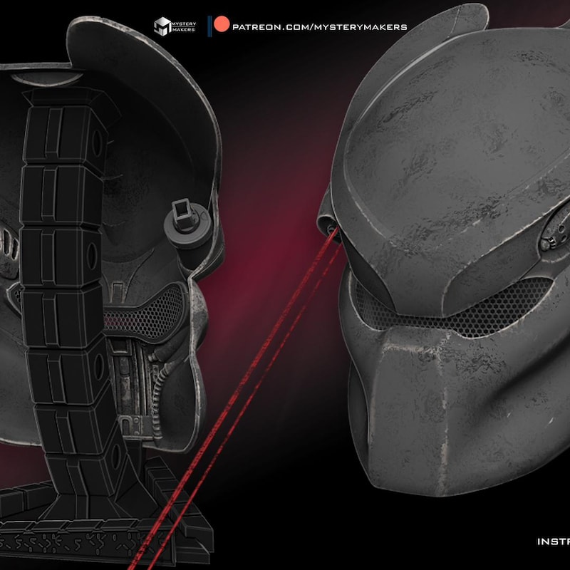 Predator Mask - Etsy