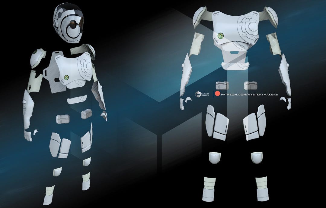 Murderbot Armor (stl Files - Digital Download Only) - Etsy