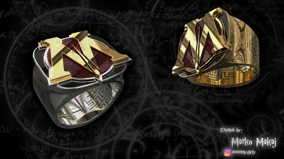 Ministry of Magic Ring (stl File - Digital Download Only) - Etsy