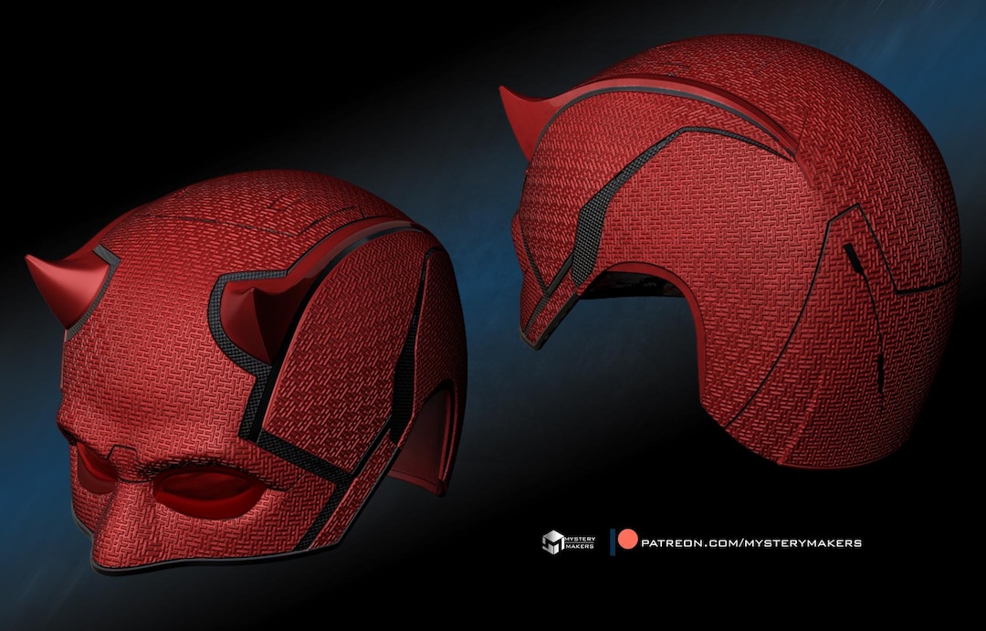 Daredevil Born Again Cowl Bundle (stl Files - Digital Download Only) - Etsy