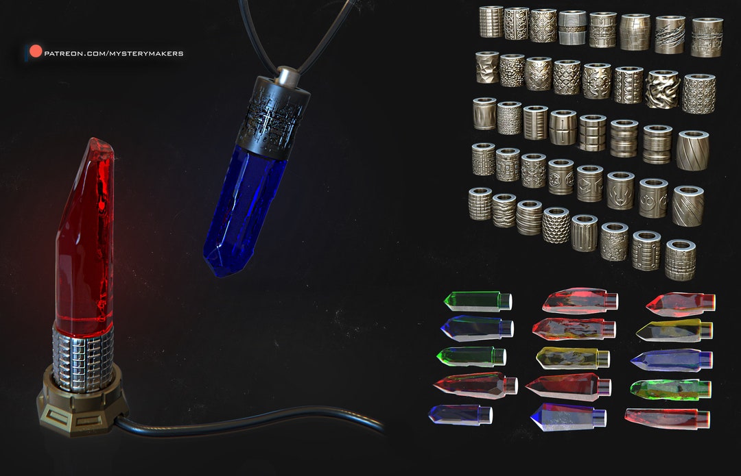 Kyber Crystal Set #2 (digital Download Only - Stl File) - Etsy