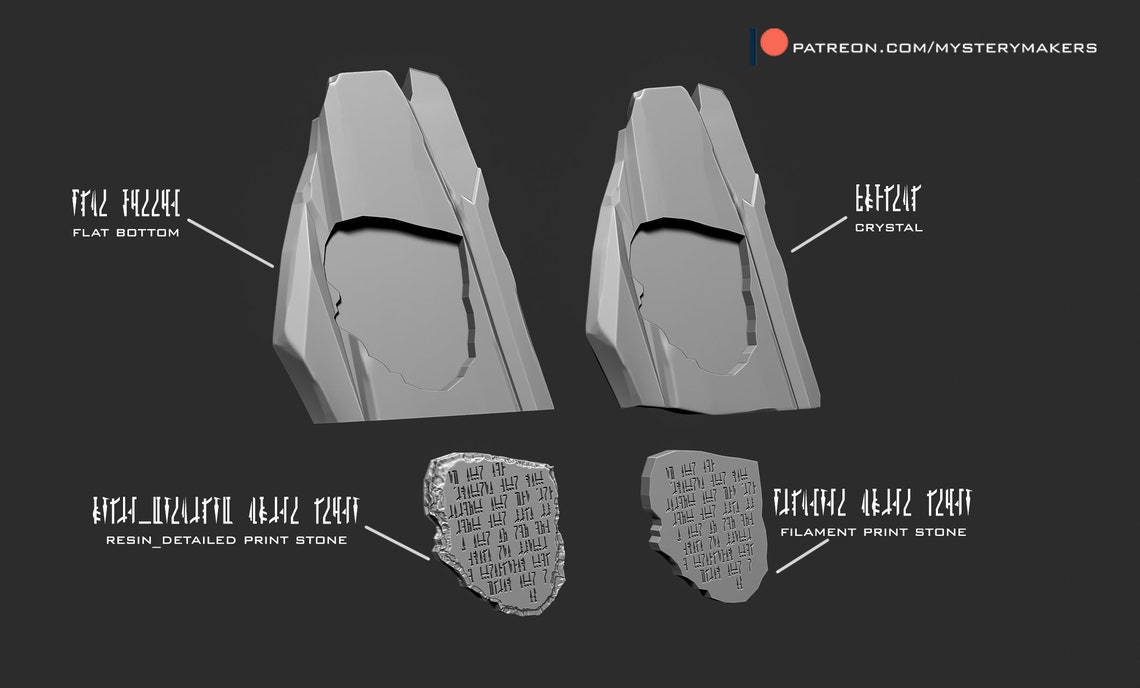 Mandalorian Stone Tablet (stl Files - Digital Download Only) - Etsy