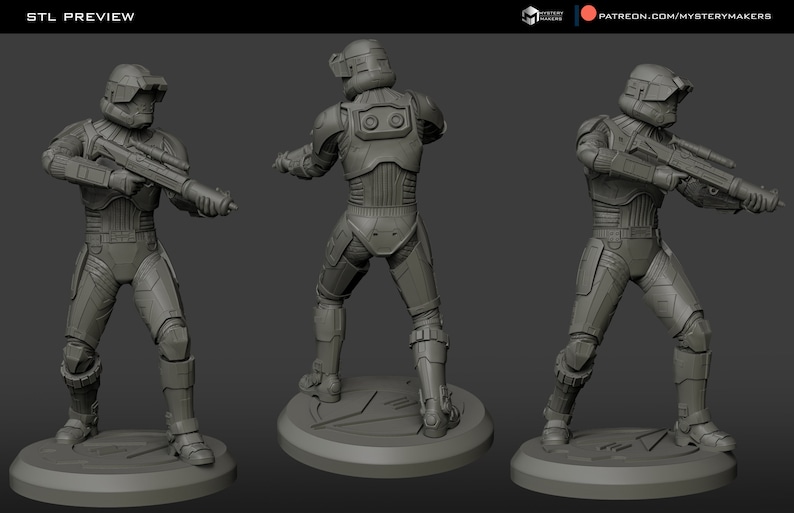 Havoc Trooper Statue (stl Files - Digital Download Only) - Etsy