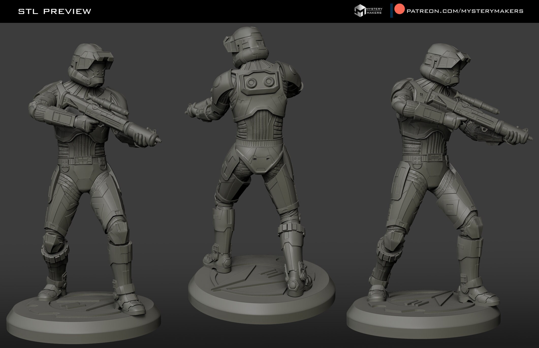 Havoc Trooper Statue stl Files Digital Download Only - Etsy