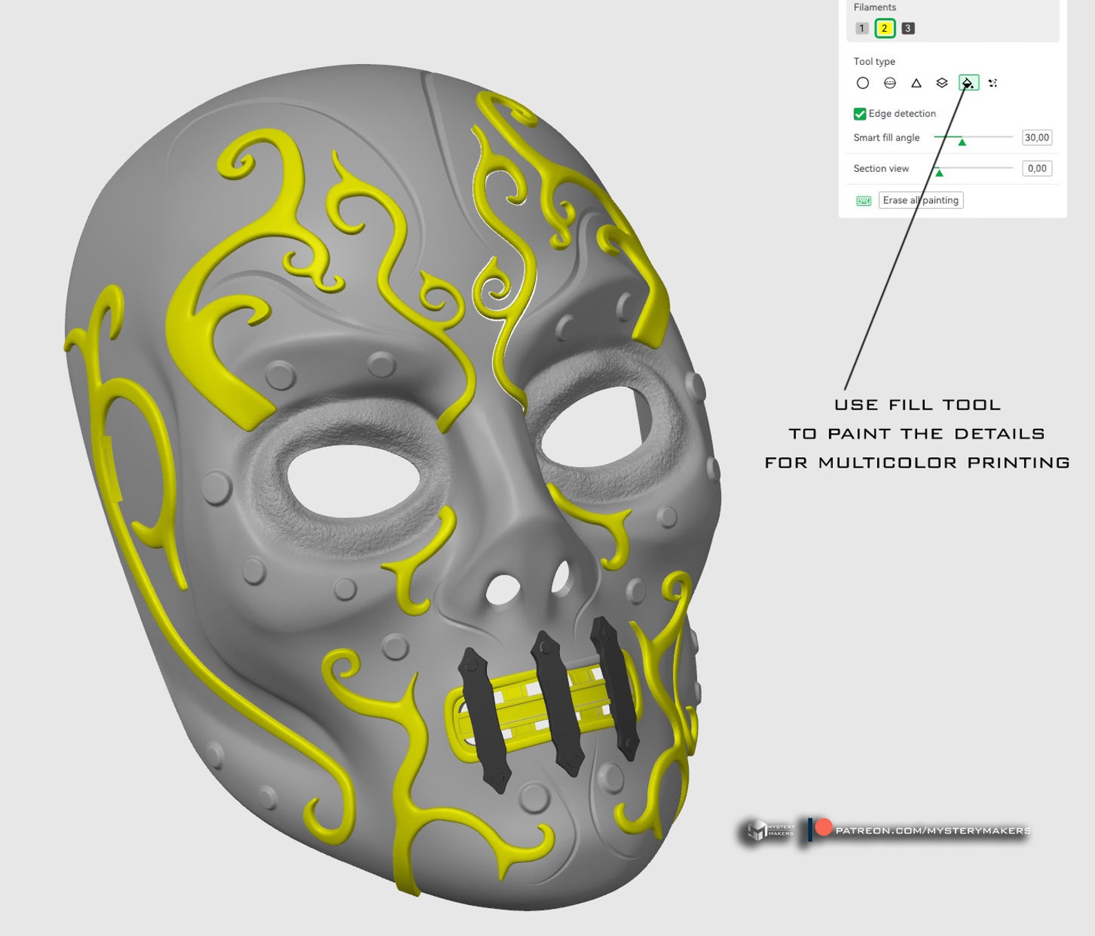 Death Eater Mask (stl Files - Digital Download Only) - Etsy