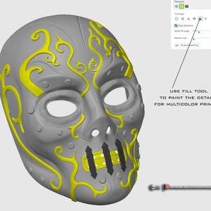 Death Eater Mask (stl Files - Digital Download Only) - Etsy