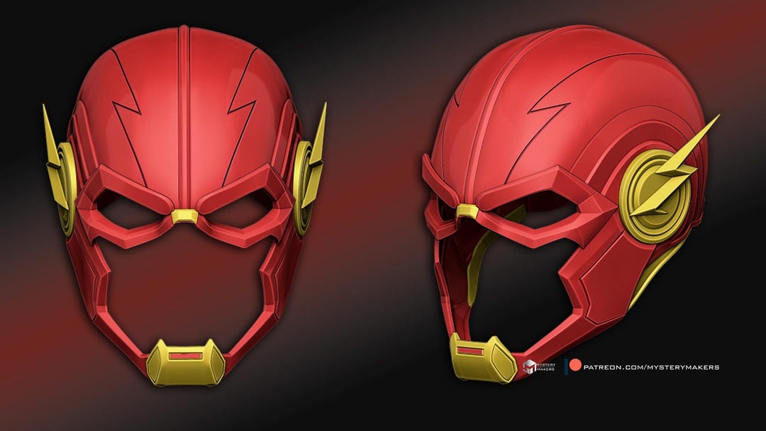 The Flash Variant Helmet (stl Files - Digital Download Only) - Etsy