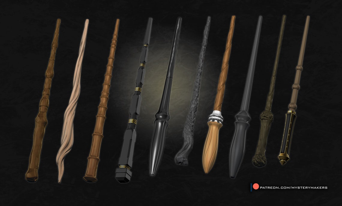 Custom Wand Set for 3d Printing (stl Files - Digital Download Only ...