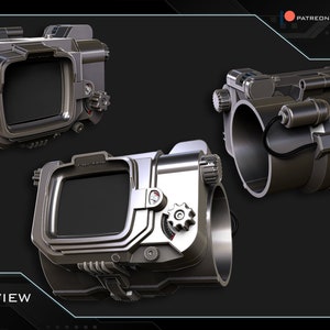 3d Print Files for Pip Boy 3000 Mkv - Functional With Open Source Code ...