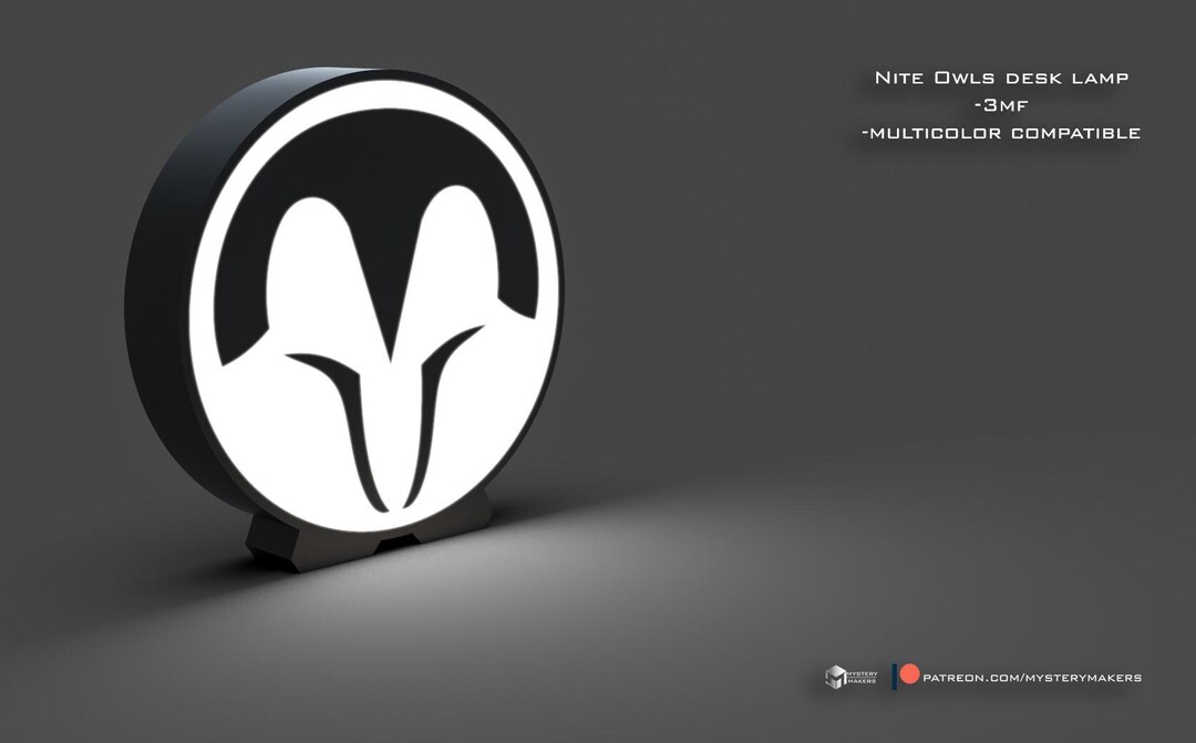 Nite Owl's Desk Light (stl File - Digital Download Only) - Etsy