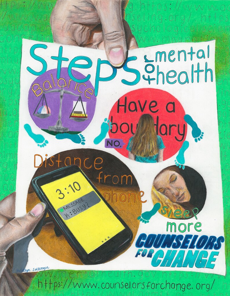Inspire: Student Created Mental Health Awareness Poster - Etsy