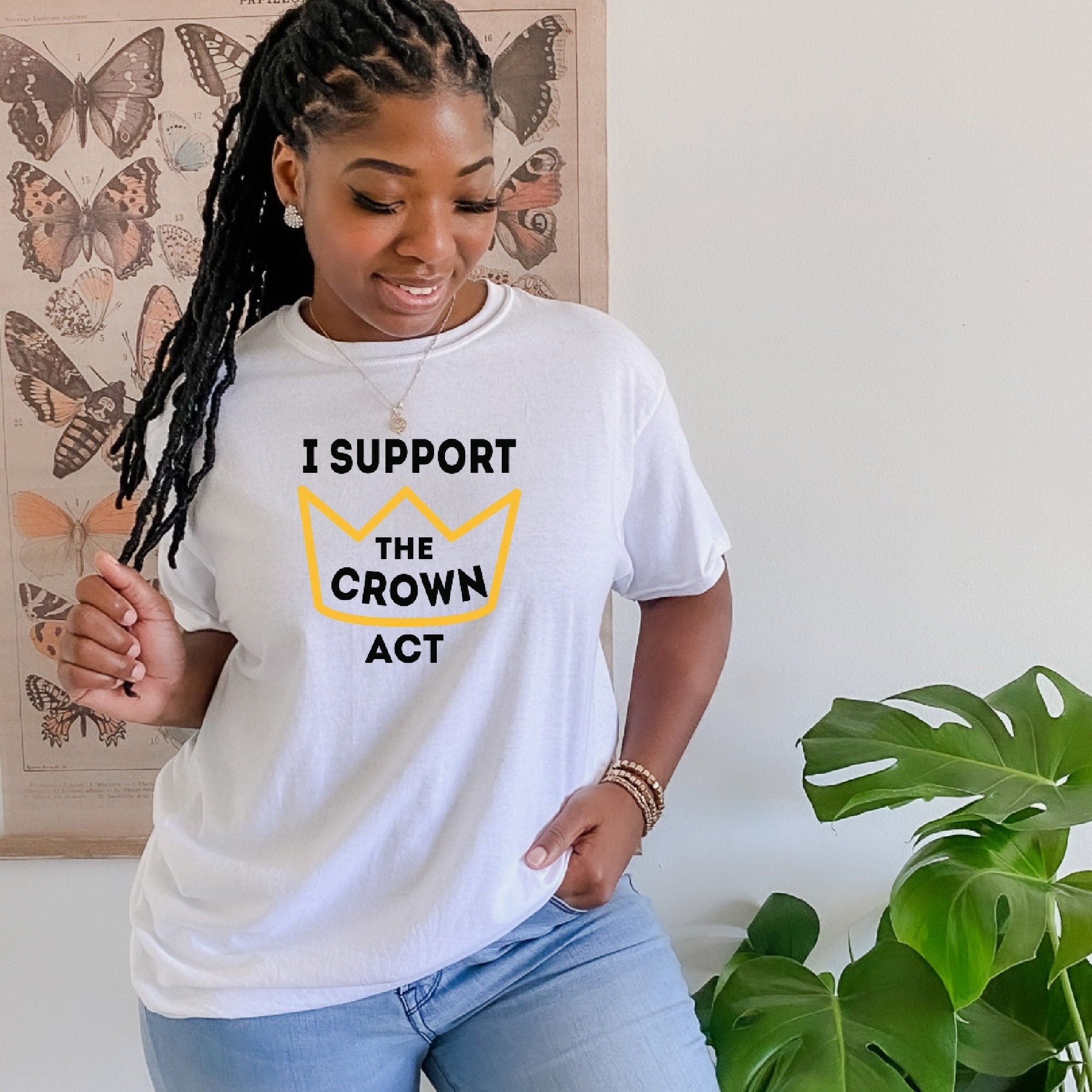 I Support the Crown Act, Blkgrlemoji, Crown Act, Natural Hair, End Hair ...