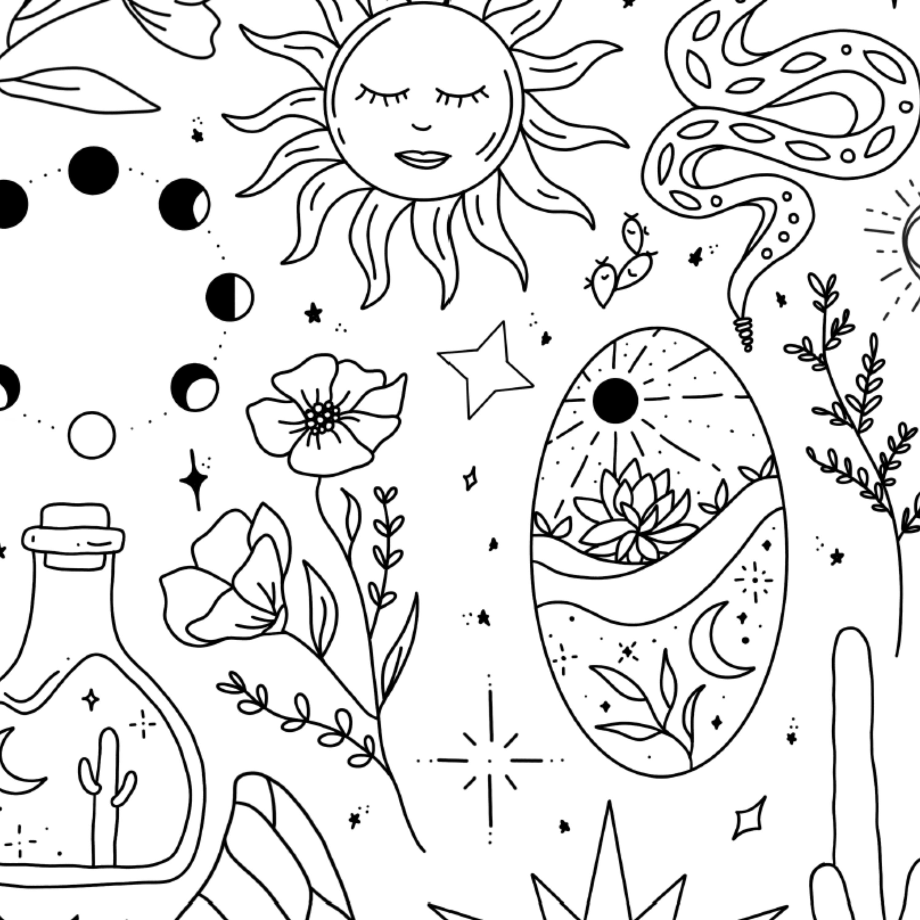 Desert Goddess Stick and Stitch Digital PDF Pattern - Hand Embroidery ...