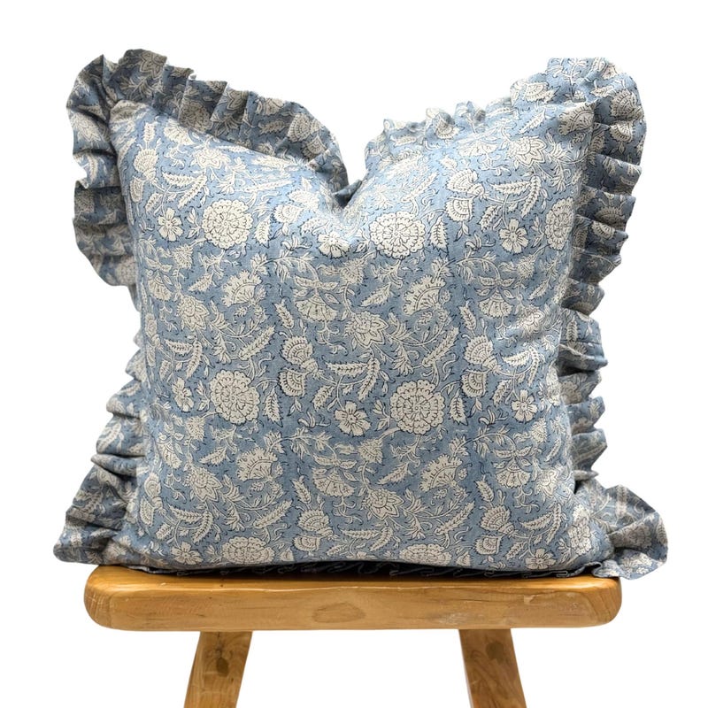Ruffle Pillow - Etsy