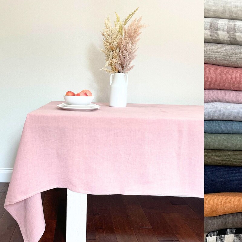 Linen Tablecloth - Etsy