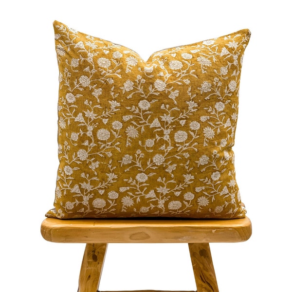 Yellow Pillow - Etsy