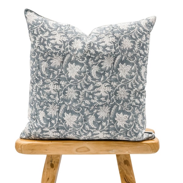 Blue Pattern Pillow Cover - Etsy
