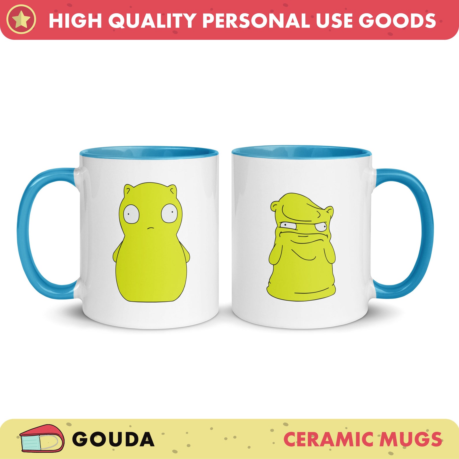 Good and Melted Kuchi Kopi Ceramic Mug - Bob's Burgers Color Splash Cup ...