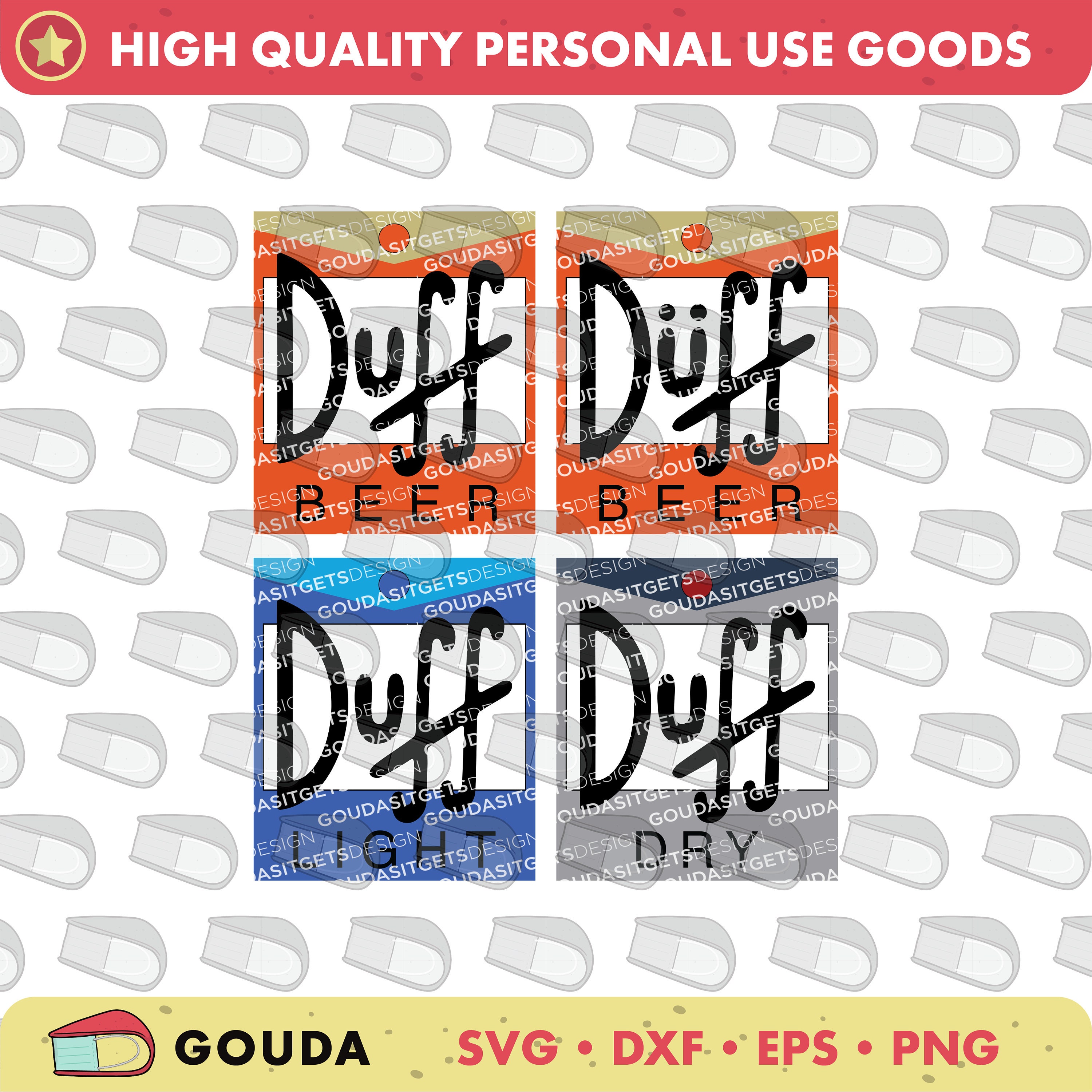 Duff Beer Logo Printable