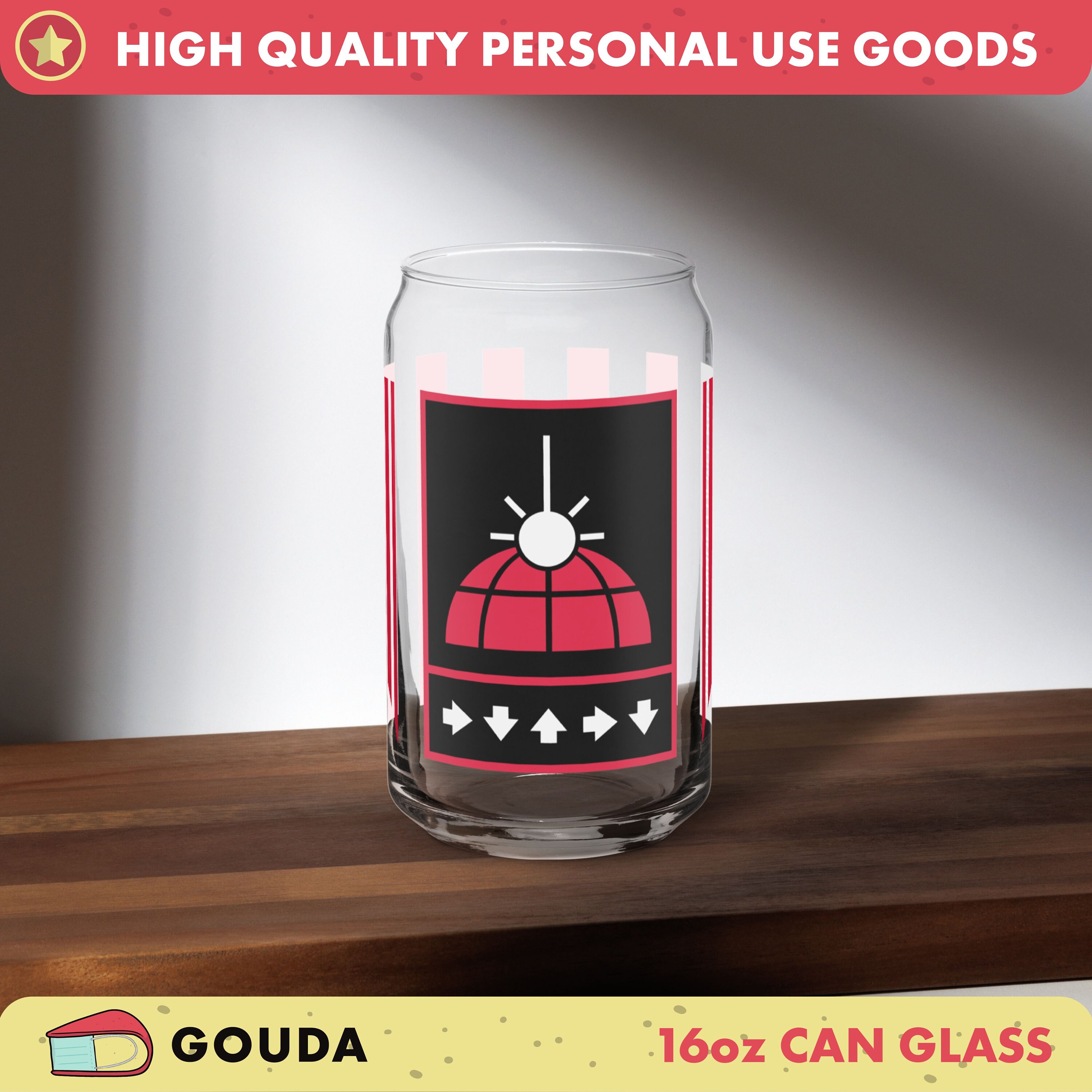 Helldivers Stratagem Can Shaped Glass Orbital Laser Printed Cup ...