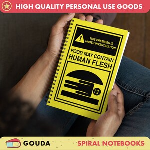 Human Flesh Spiral Notebook - Physical Item - Bob's Burgers Journal ...