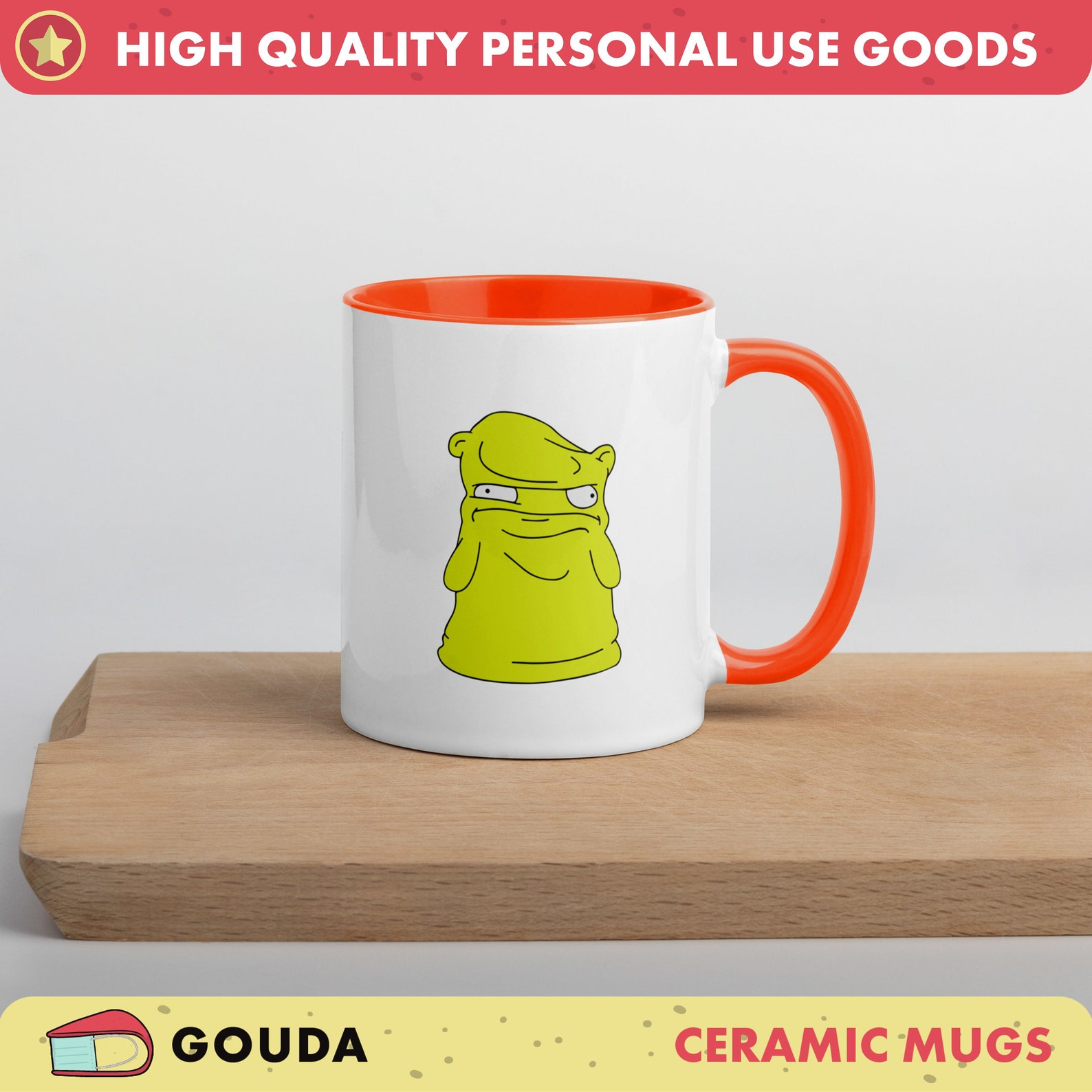Good and Melted Kuchi Kopi Ceramic Mug - Bob's Burgers Color Splash Cup ...