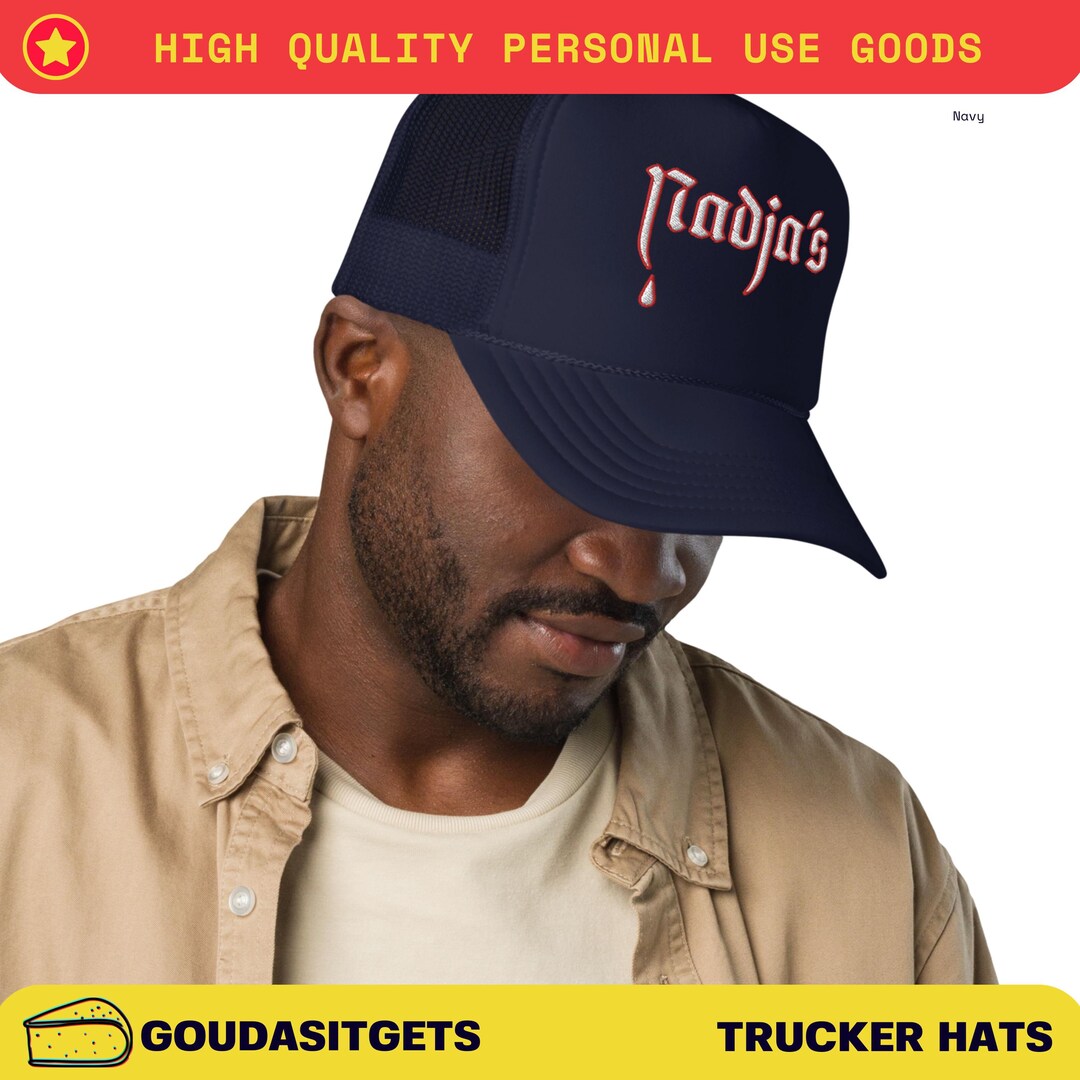 Nadja's Foam Trucker Hat New York City Vampire Embroidered Apparel ...