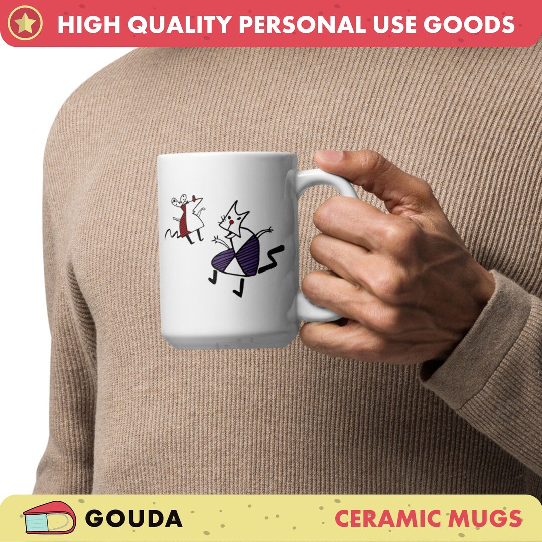 The Simpsons Worker and Parasite Mug: Krusty the Klown Cartoon Cup - Etsy