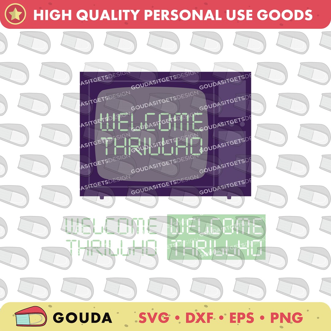 THRILLHOUSE Welcome Thrillho Svg Eps Dxf Png the - Etsy