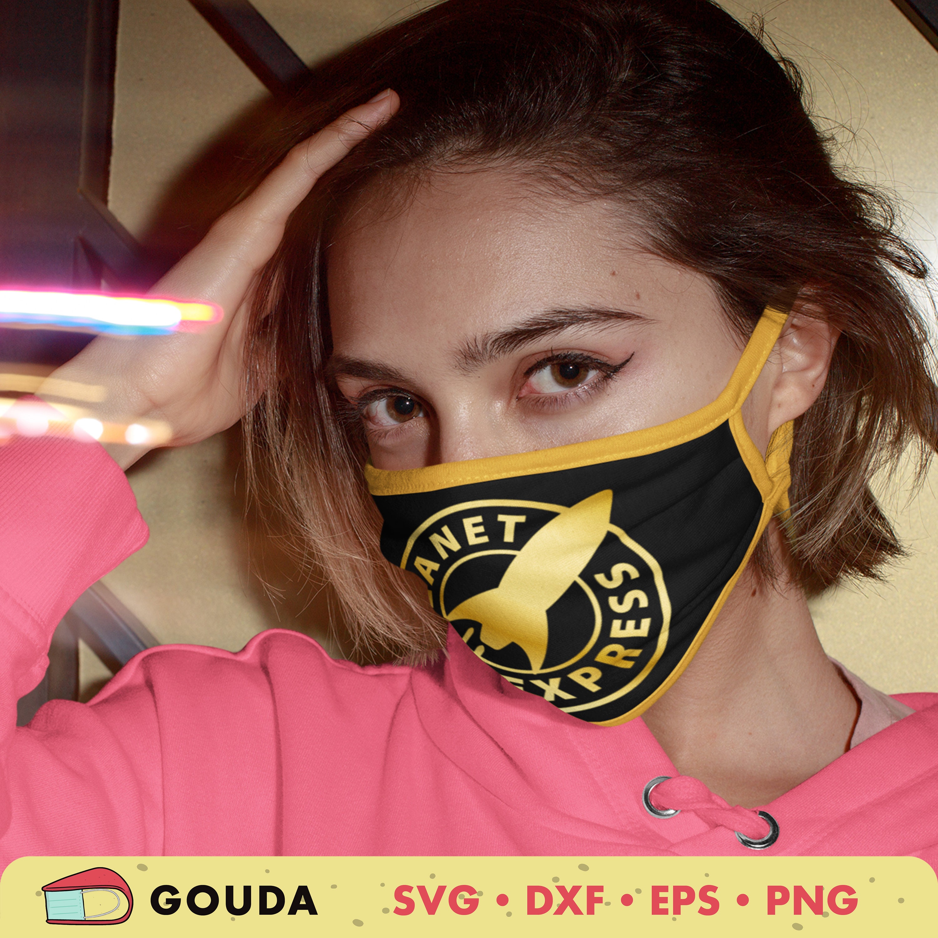 Planet Express Logos Svg Eps Dxf Png Futurama Craft Files Set of Four ...