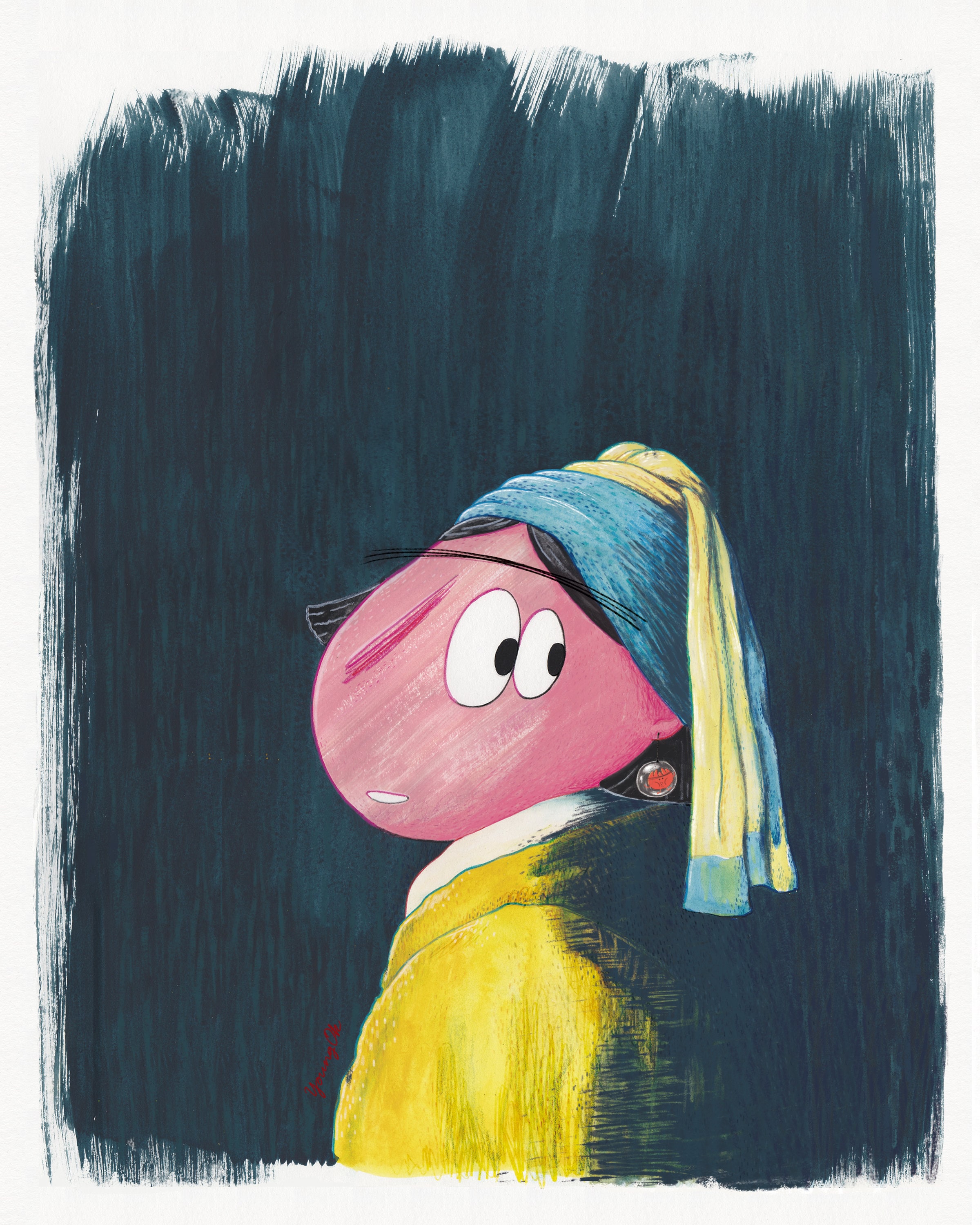 Girl With A Pearl Earring Parody