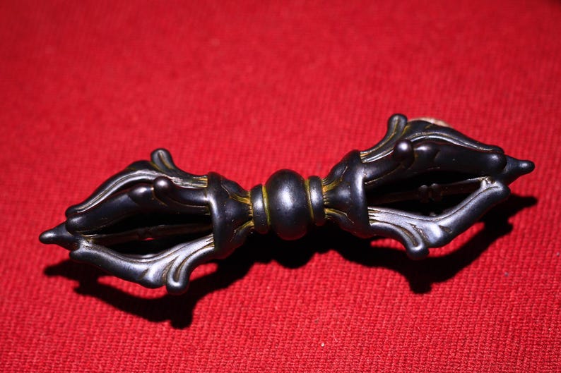 Tibetan Five-pronged Vajra Tokcha Amulet – Sky Iron Dorje Pendant With ...