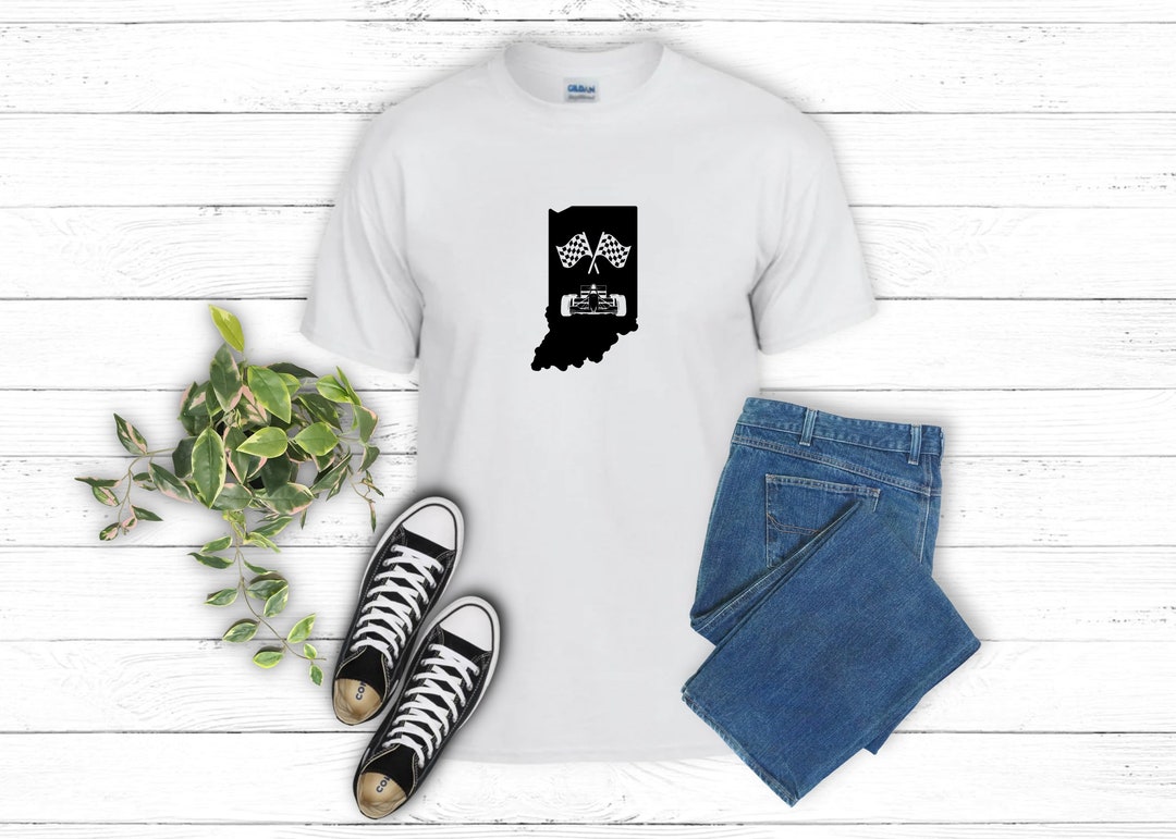 Indy 500 Finish Flag Shirt - Etsy