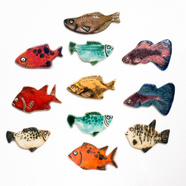 Goldfish Pin - Etsy
