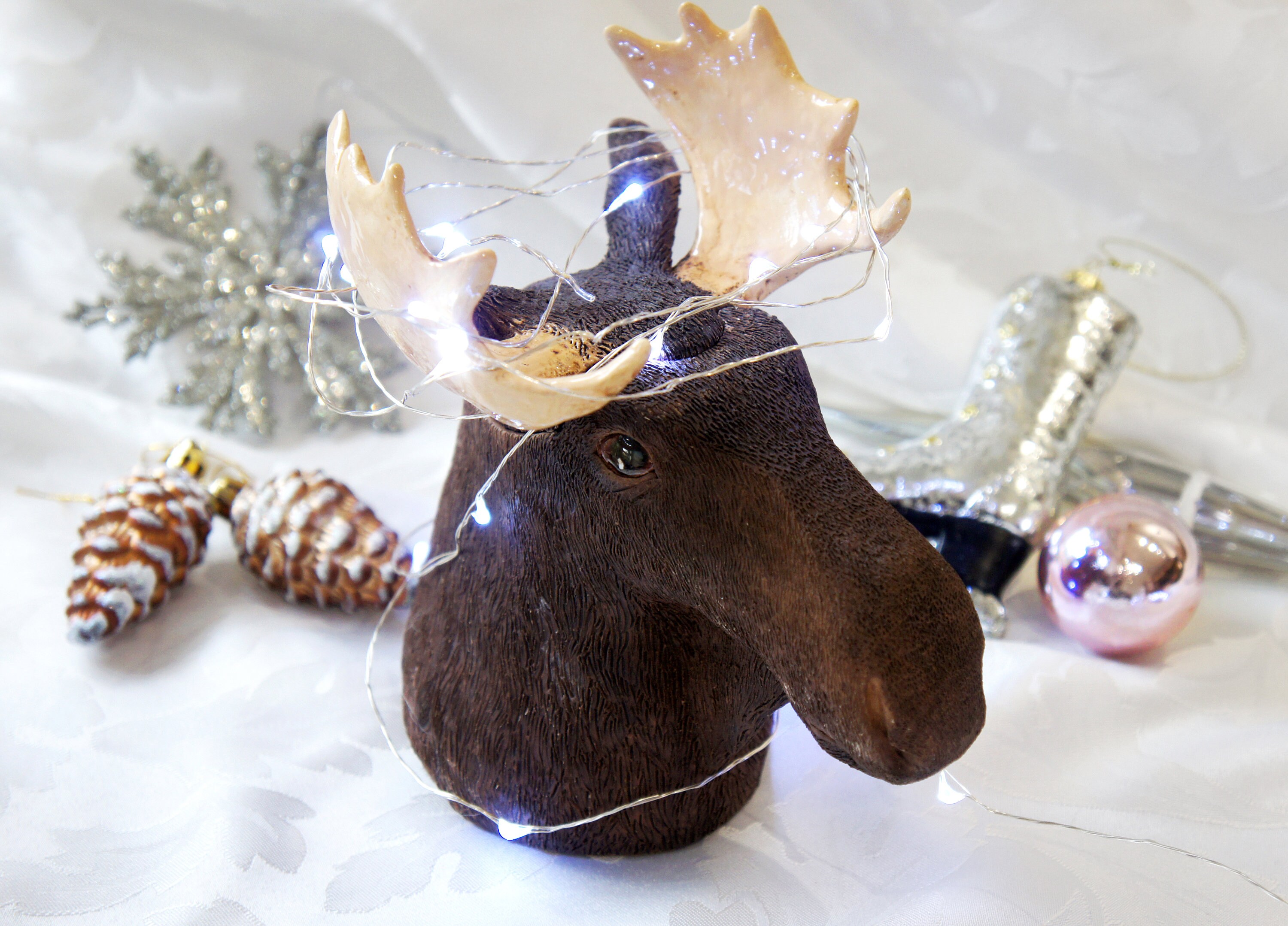 Moose Figurine Jar Animal Head Ceramic Sugar Bowl Kitchen - Etsy UK