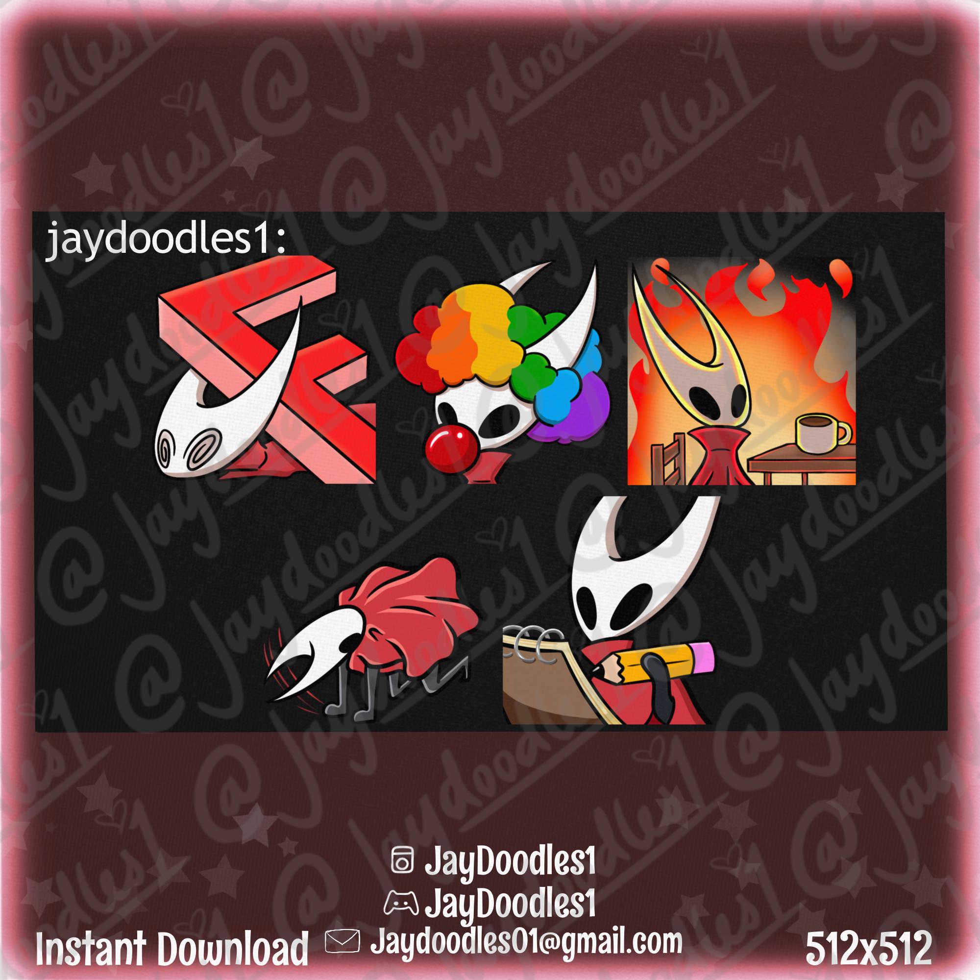 Hollow Knight Silksong Hornet Emotes: Twitch/youtube/discord Streamer ...