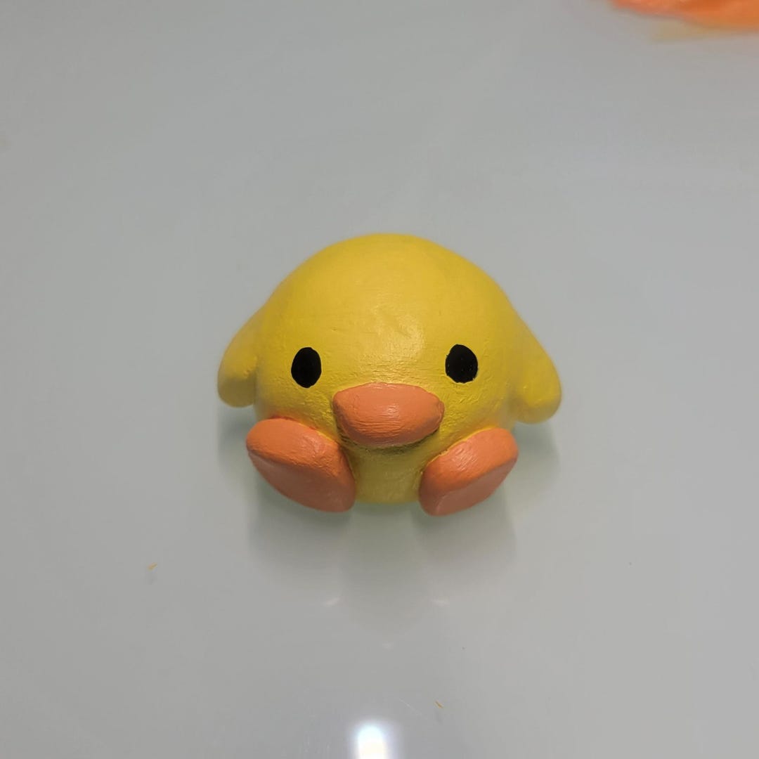 Tiny Clay Duck Sculpture - Etsy
