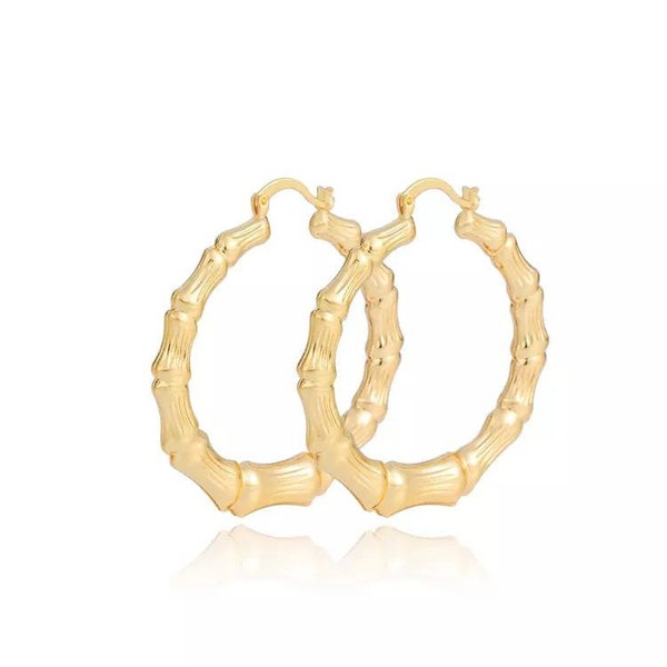 Bamboo Earrings - Etsy