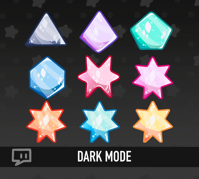 Cute Bit Themed Sub / Bit Badges for Twitch & Discord - Etsy