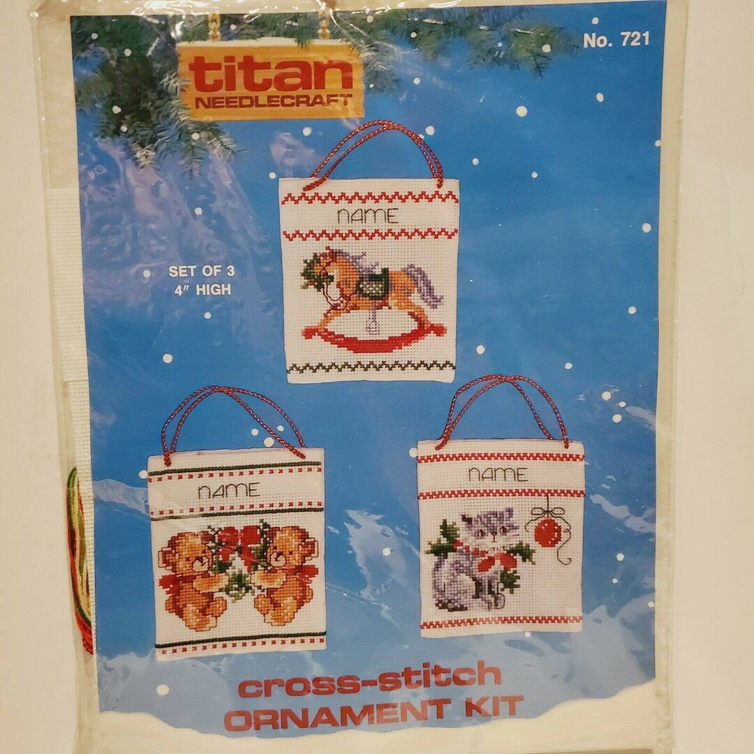 Vintage Titan Needlecraft 1987 Crossstitch Personalize - Etsy