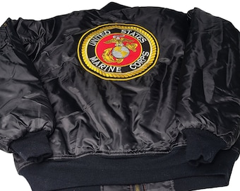 Marine Corps Bomber Jacket - Etsy
