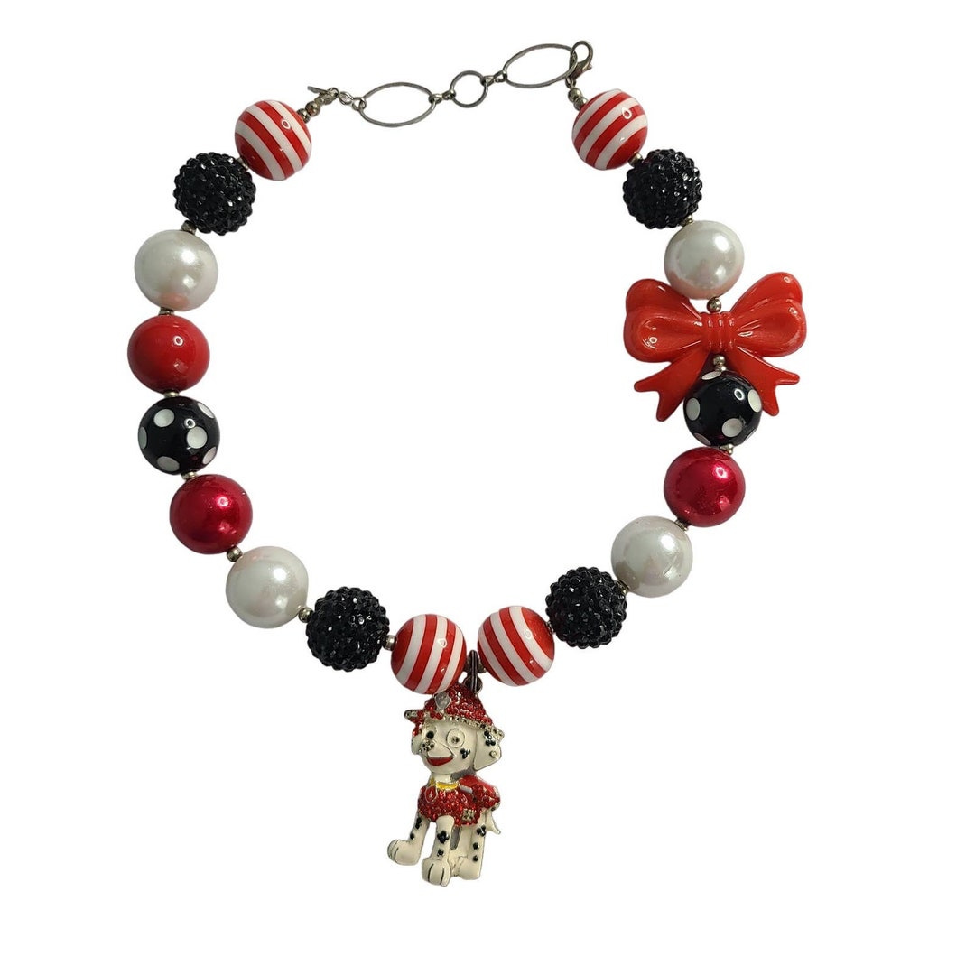 Bubblegum PAW PATROL Marshall Pendant Necklace Kids Size - Etsy