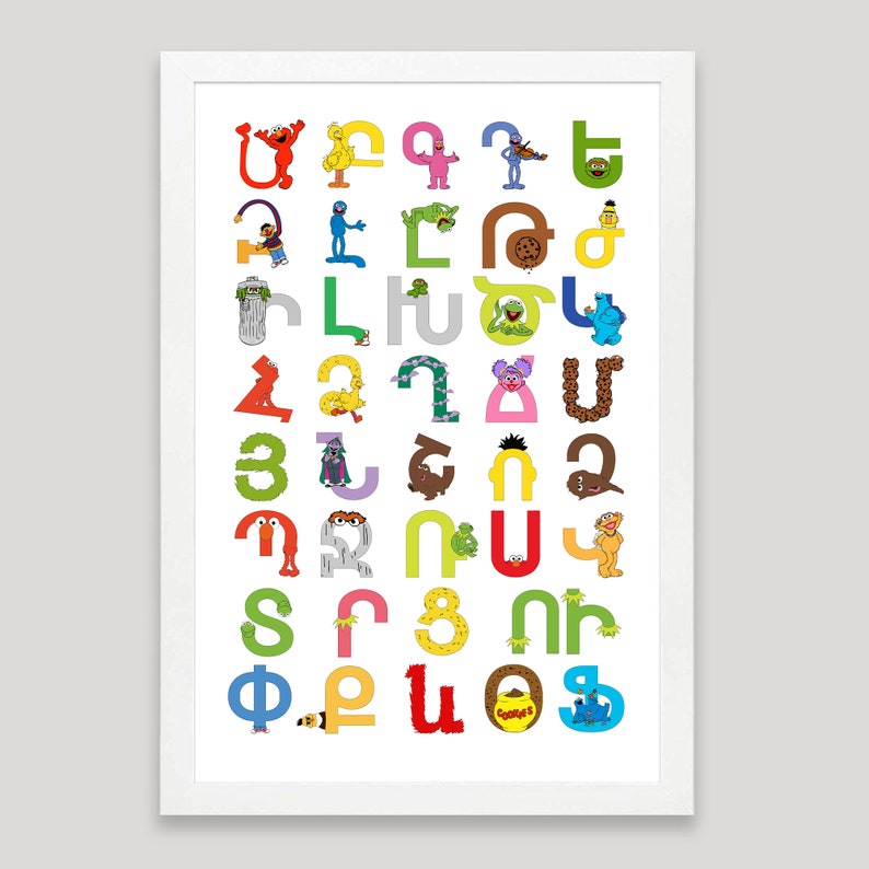 Choose Your Theme Alphabet Art | Etsy