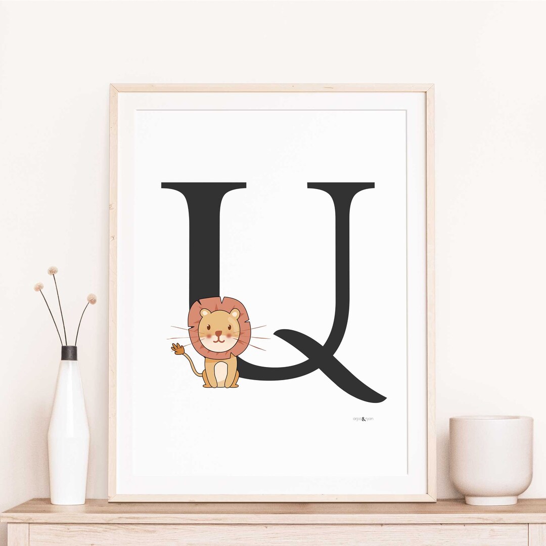 Lion Letters - Etsy