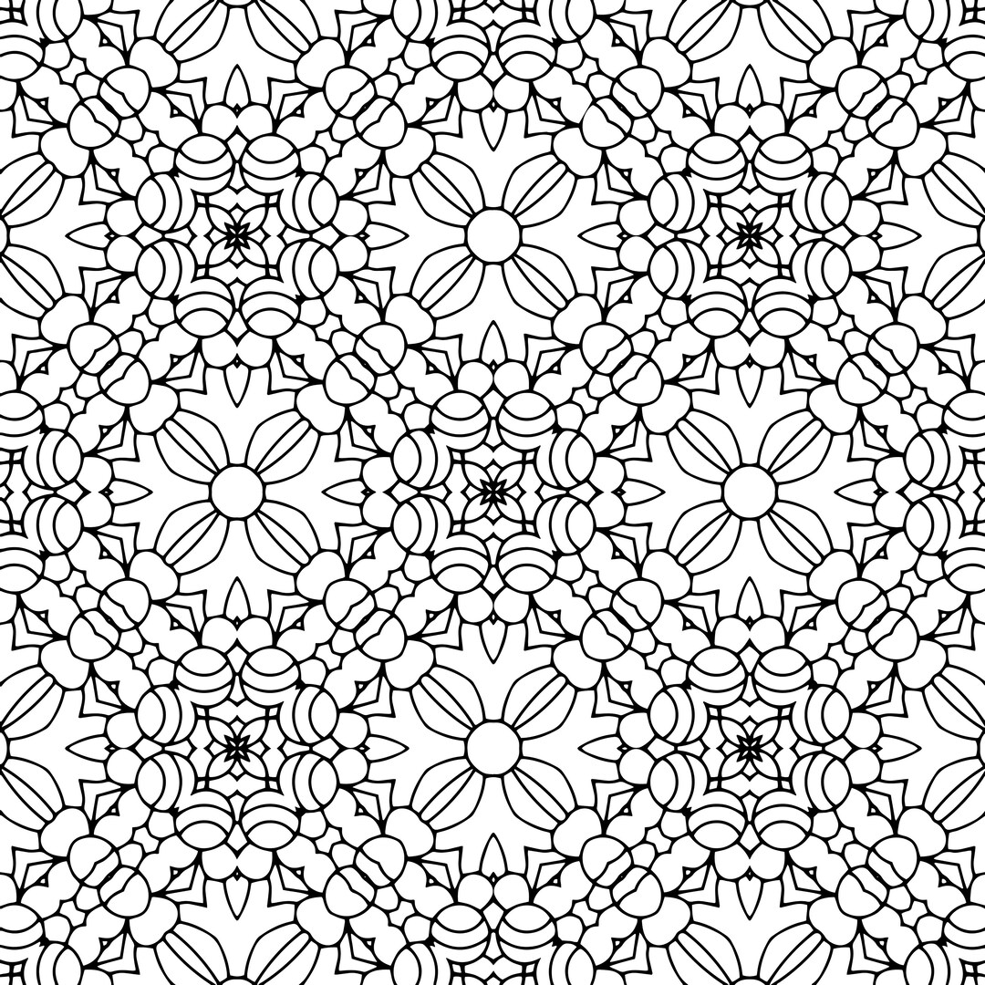 5 Adult Coloring Pages, Printable - Etsy