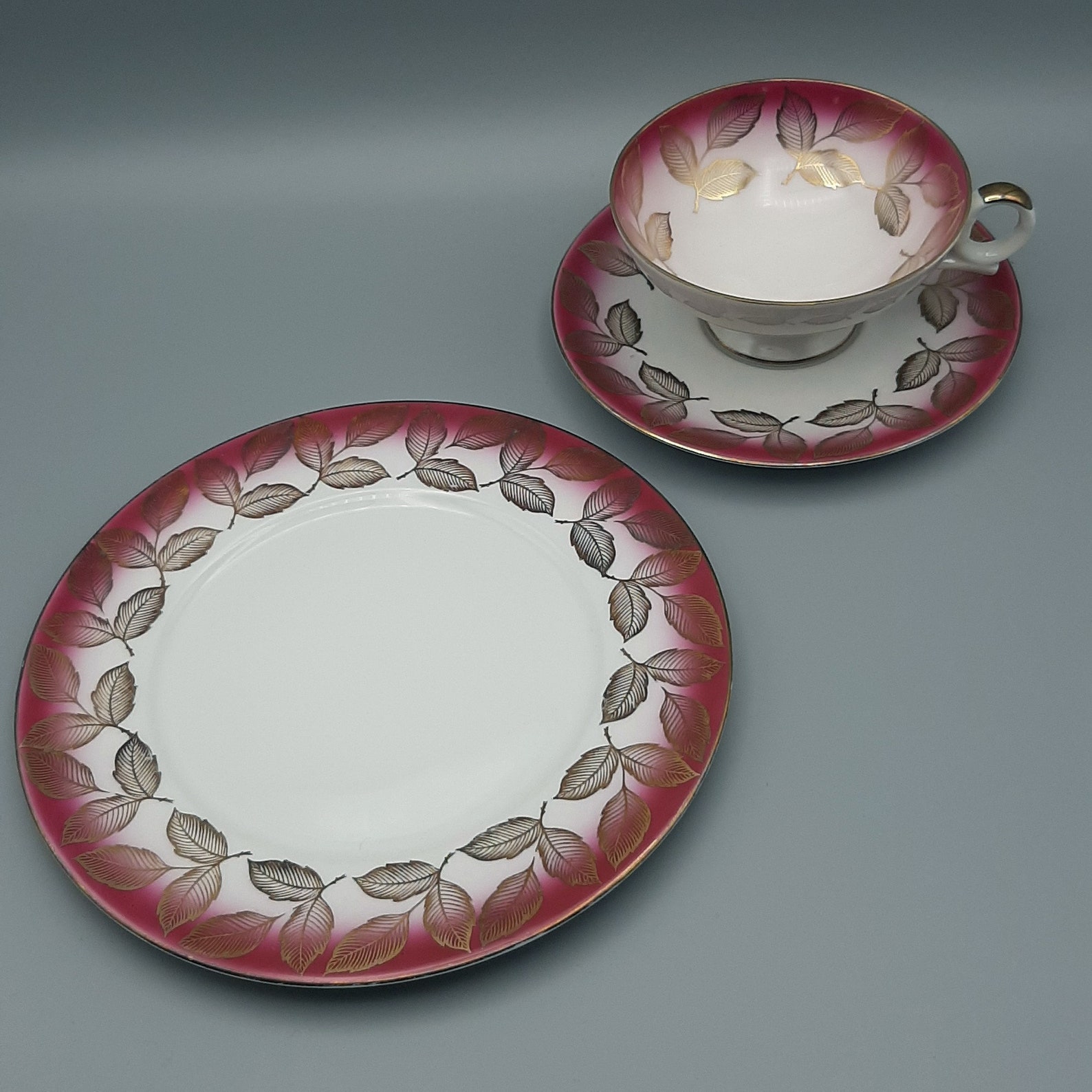 Porcelain Manufactory Händel Bavaria Vintage Collector's Cup Red-pink 3 ...